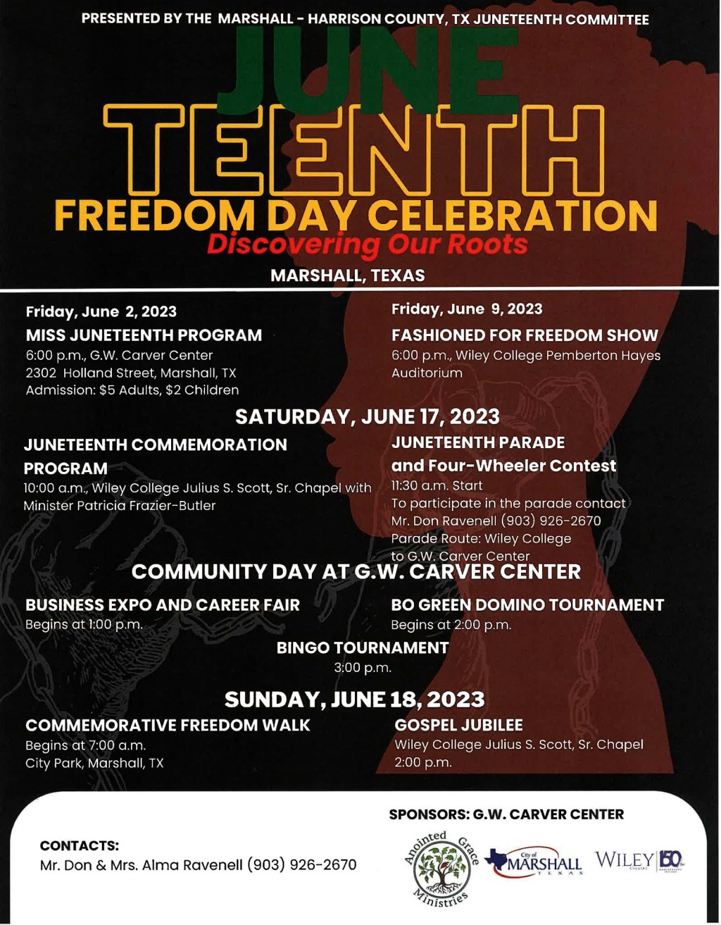 Juneteenth Freedom Day Celebration Event - Greater Marshall Chamber of Commerce