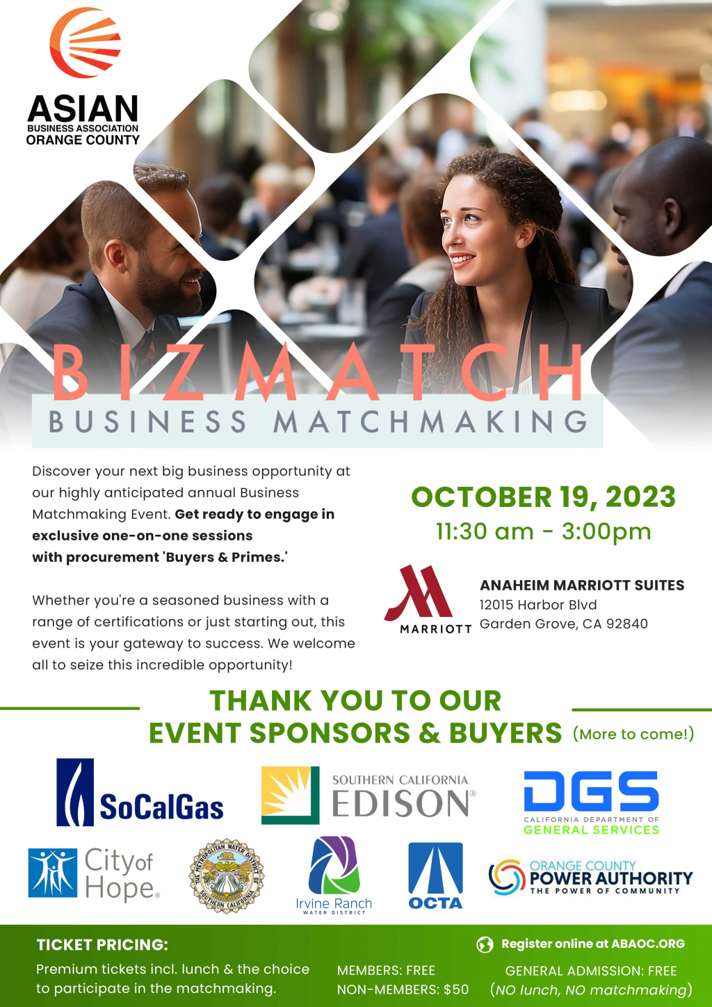 ABAOC BizMatch: Business Matchmaking