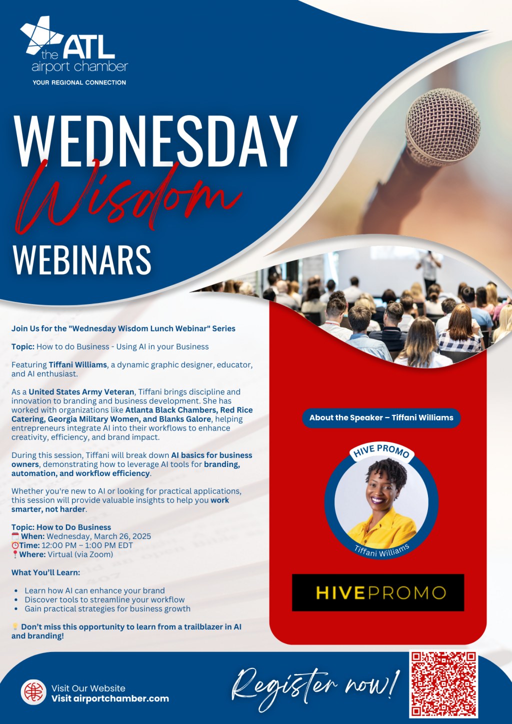 Wednesday Wisdom Webinars: How to Do Business Using AI in Your Business with Tiffani Williams