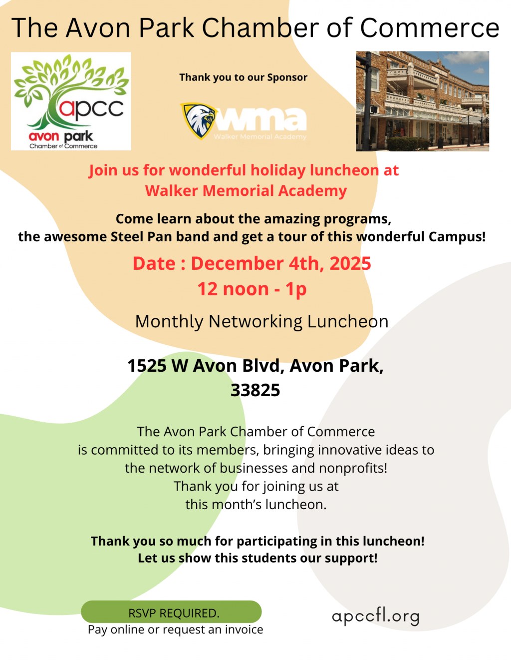 Events calender - Avon Park Chamber of Commerce