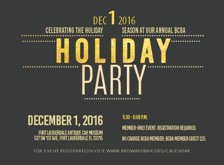 Image for 2016 BCBA Annual Holiday Party