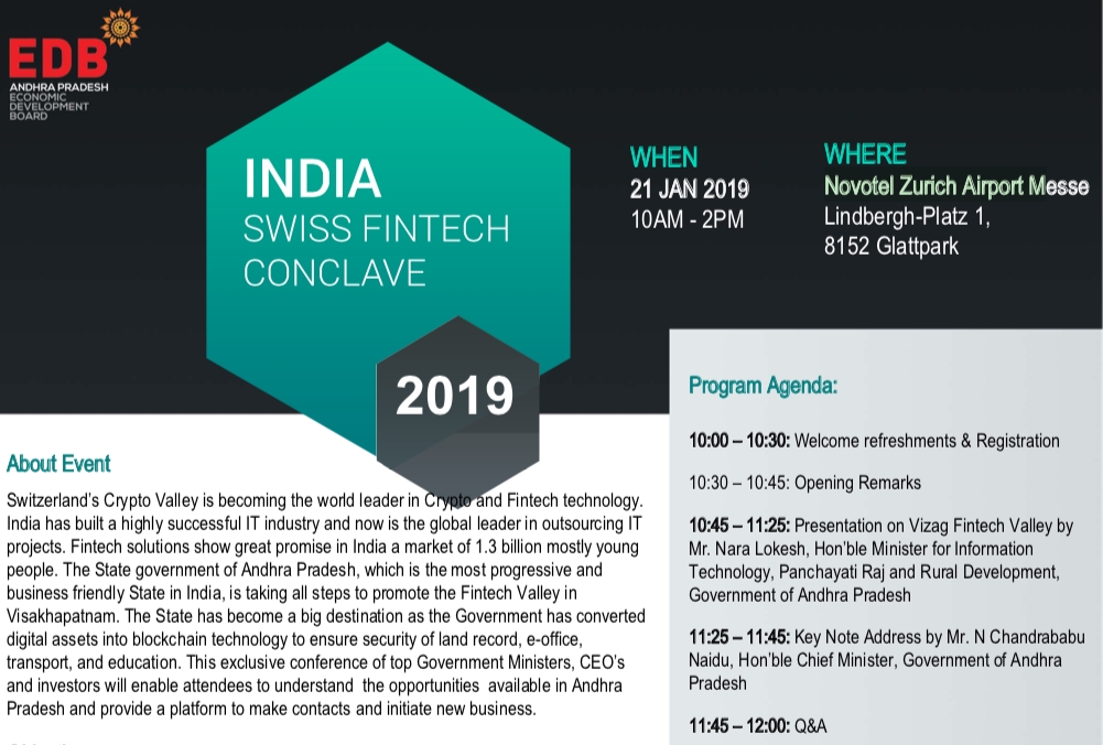 Image for India - Swiss FinTech Enclave