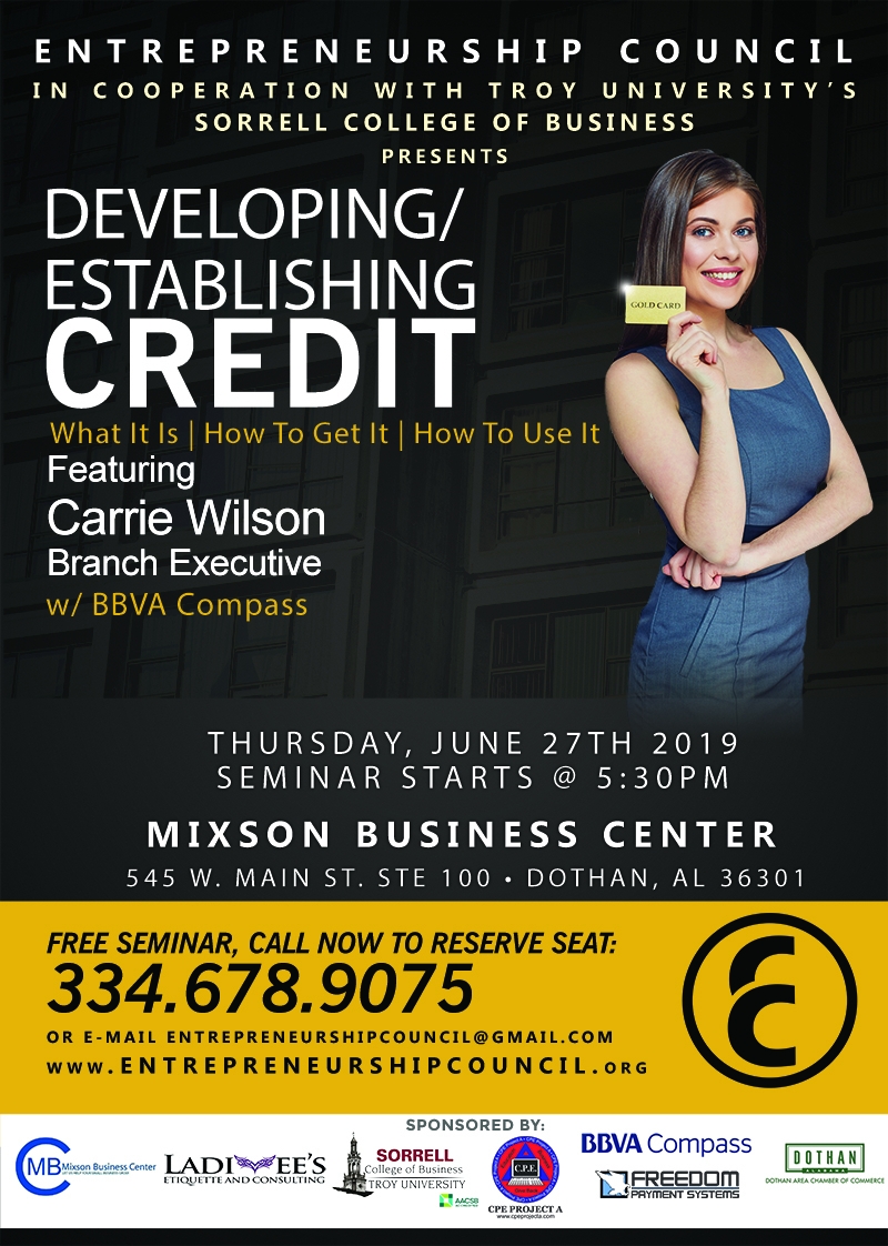 EC- Developing/Establishing Credit Seminar - Computer Printing Etc ...