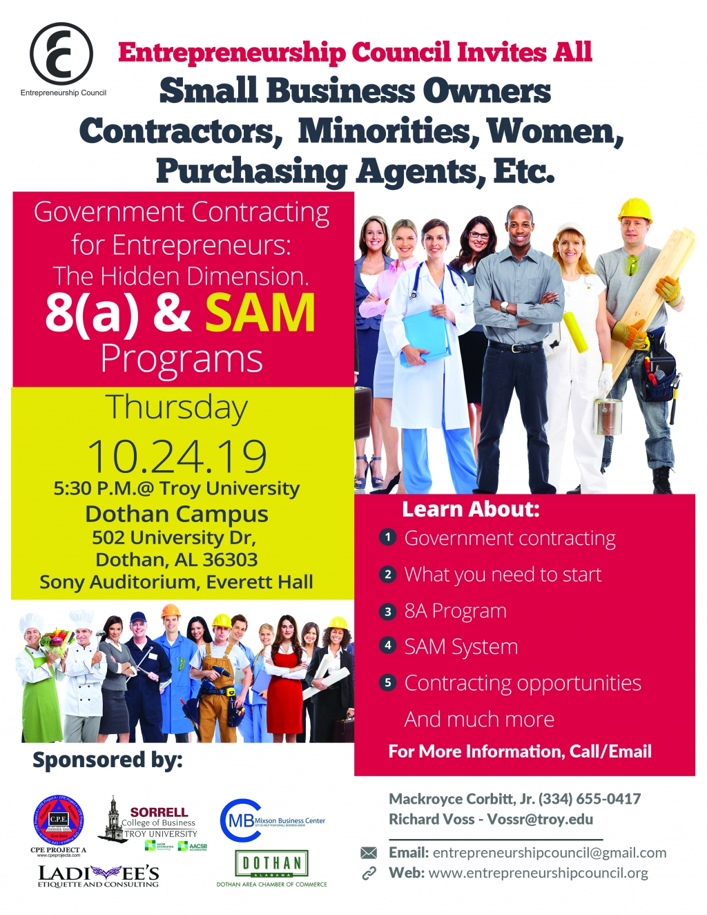 EC Meeting - 8A & SAM Program for Government Contracting - Computer ...