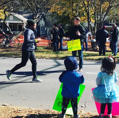 Charlotte Marathon Cheer Station | Plaza Midwood