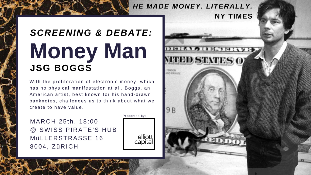 MONEY MAN – JSG BOGGS – Swiss Finance + Technology Association