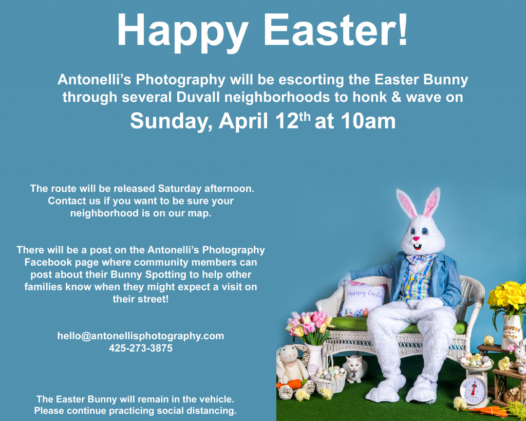 Easter Bunny Honk & Wave