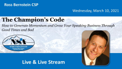 Image for The Champion’s Code: How to Generate Momentum and Grow Your ...