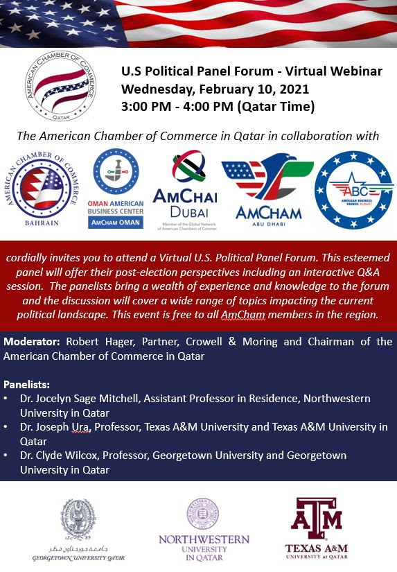 U.S. Political Panel Forum – Oman American Business Center (OABC)