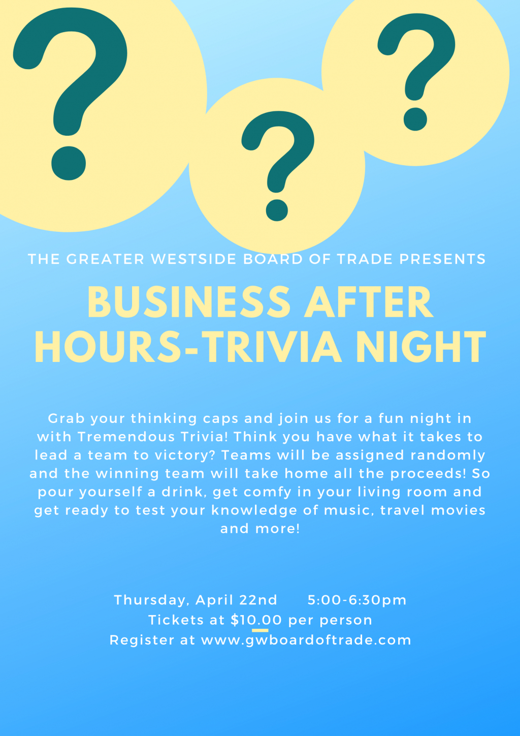 Business After Hours-Trivia Night