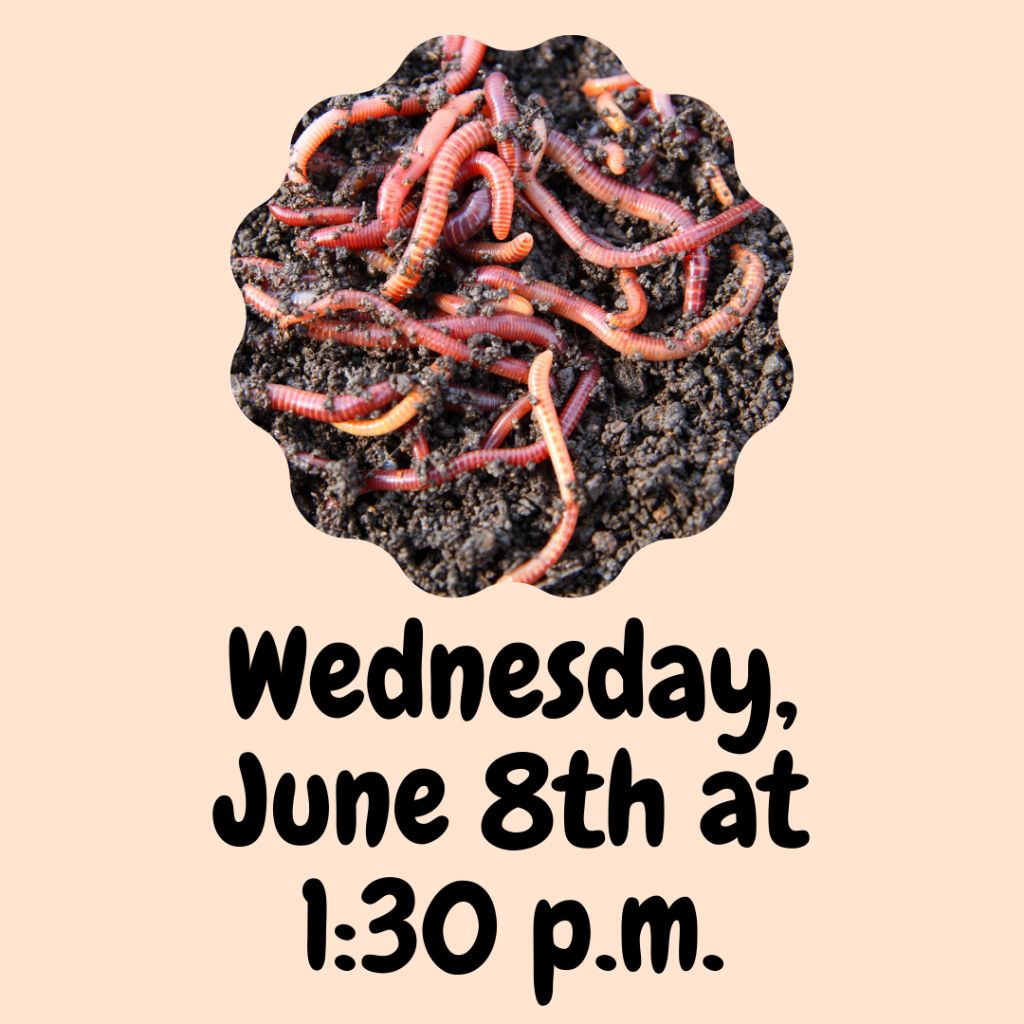 Nature Tots: Wiggle Worms – Dickinson County Conservation Board