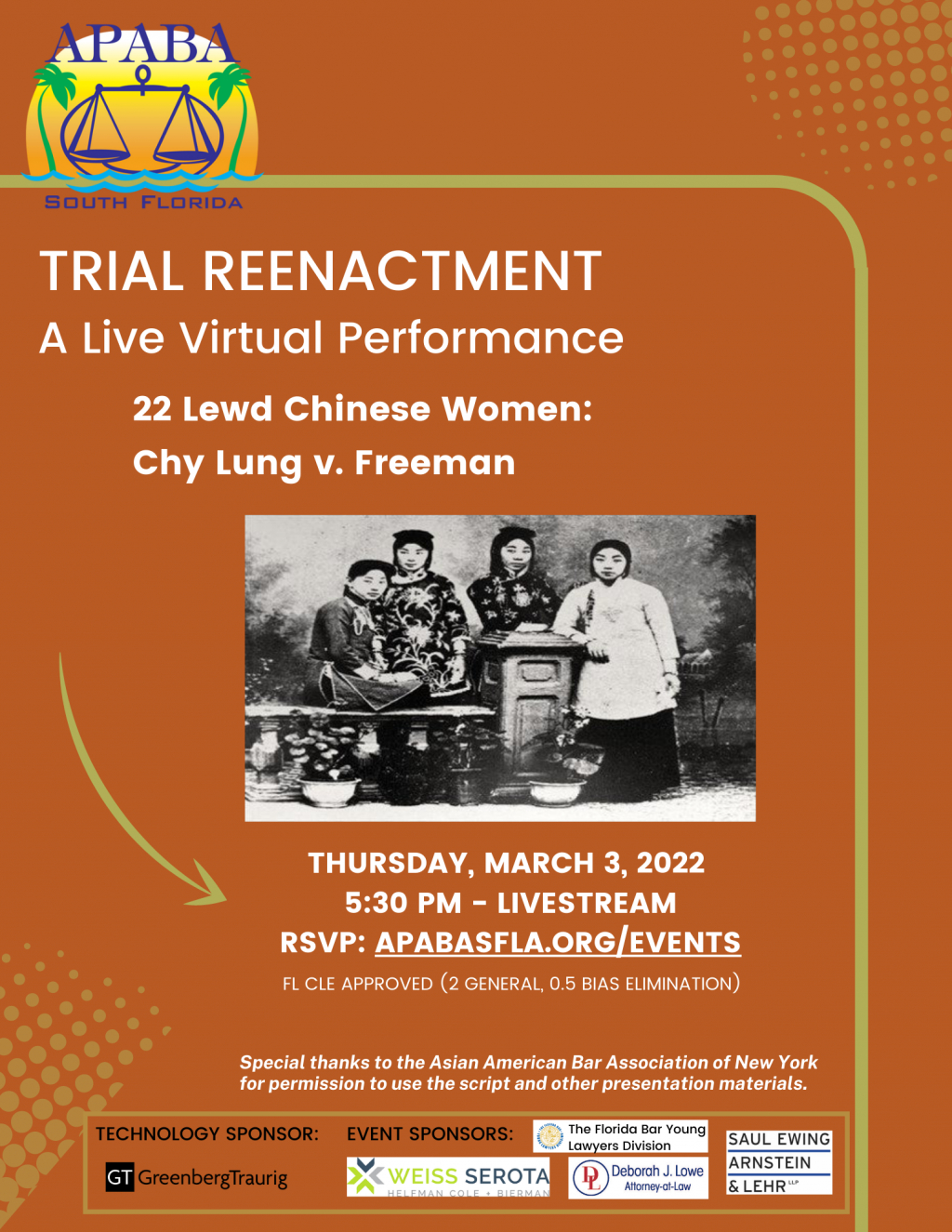 Image for Trial Reenactment - A Live Virtual Performance. 22 Lewd ...