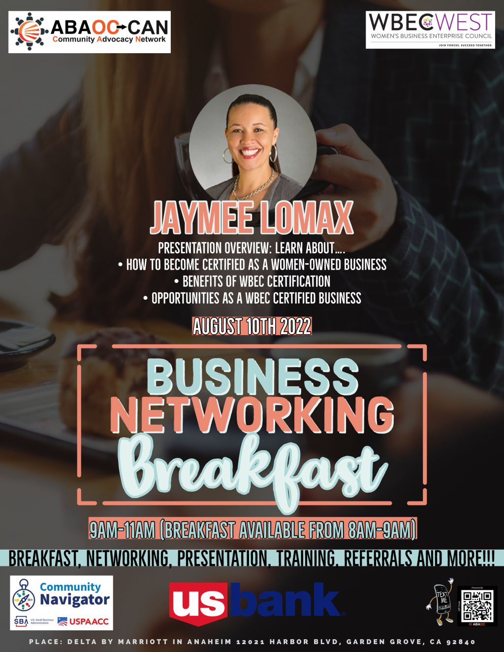 ABAOC-CAN: Business Networking Breakfast August 2022