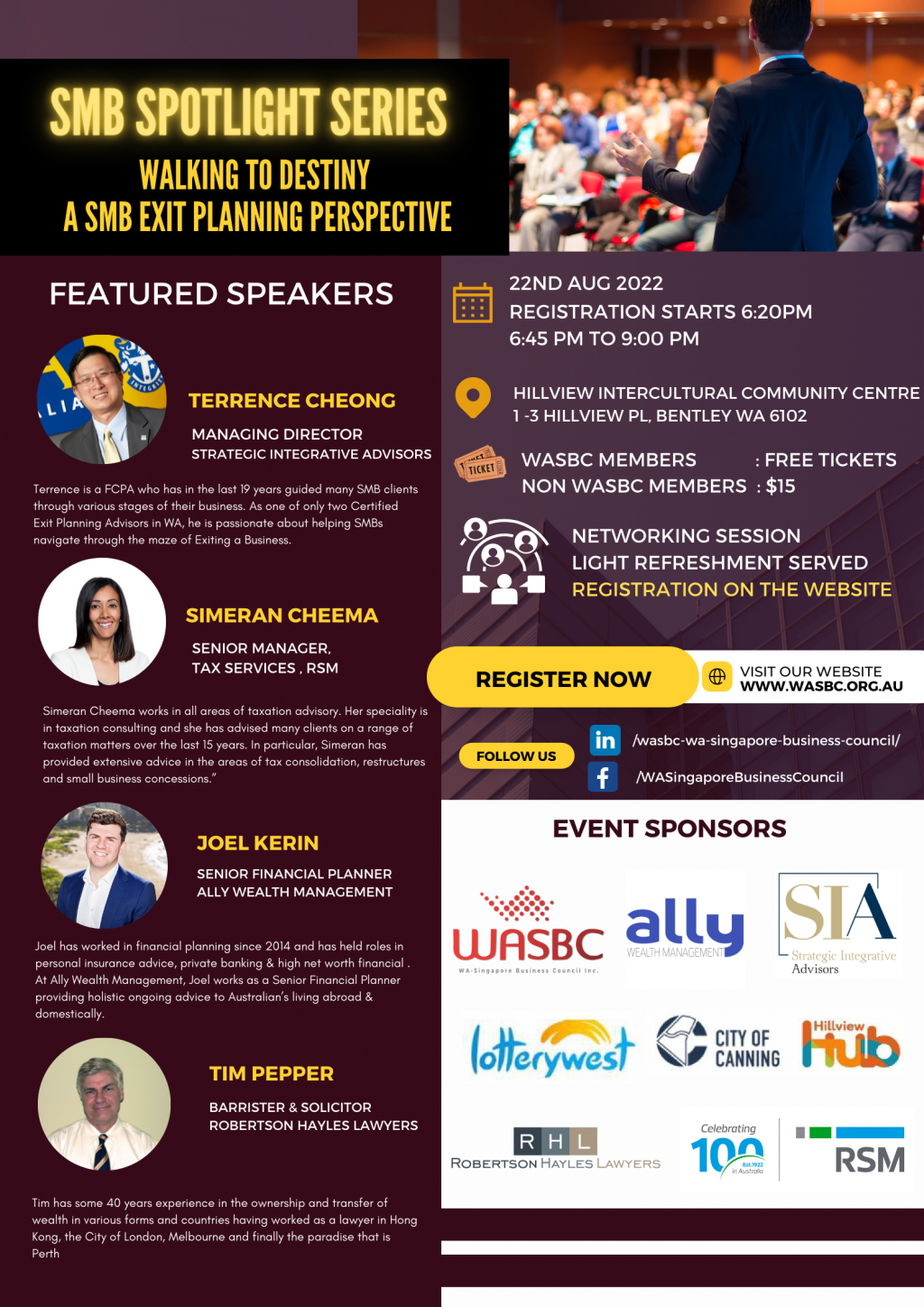 Walking to Destiny : A SMB exit planning perspective - WA-Singapore ...