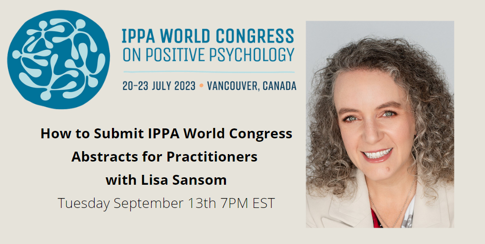 How to Submit IPPA World Congress Abstracts for Practitioners with Lisa ...