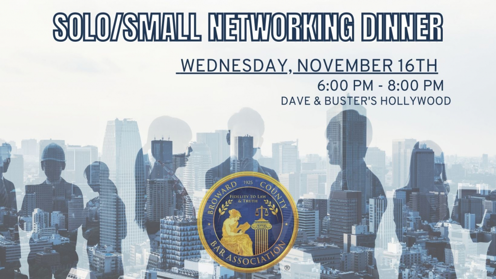 Image for Solo/Small Networking Dinner