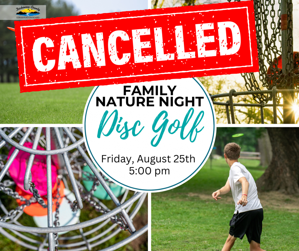 Family Nature Night: Disc Golf – Dickinson County Conservation Board