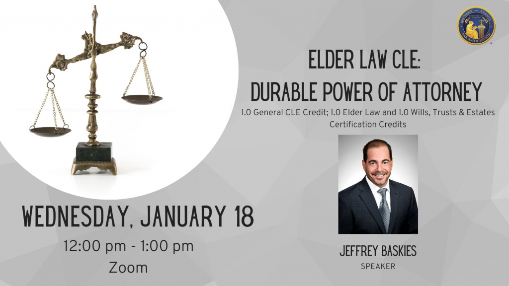 Image for Elder Law CLE: Durable Power of Attorney