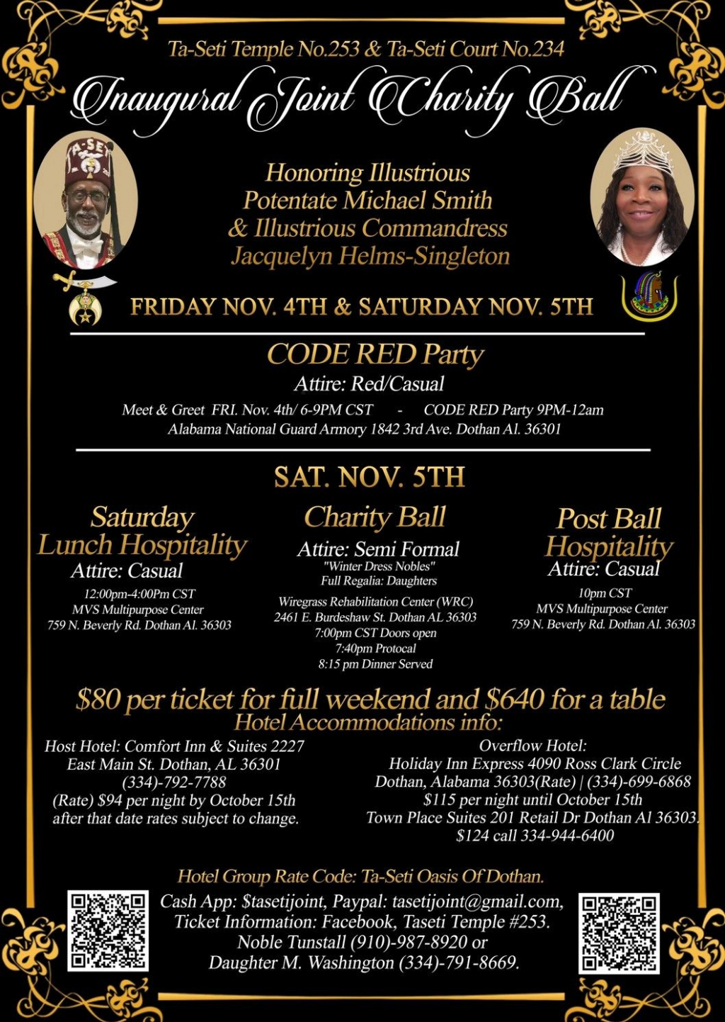 Ta-Seti Temple No. 253 & Ta-Seti Court No.234 Inaugural Joint Charity ...