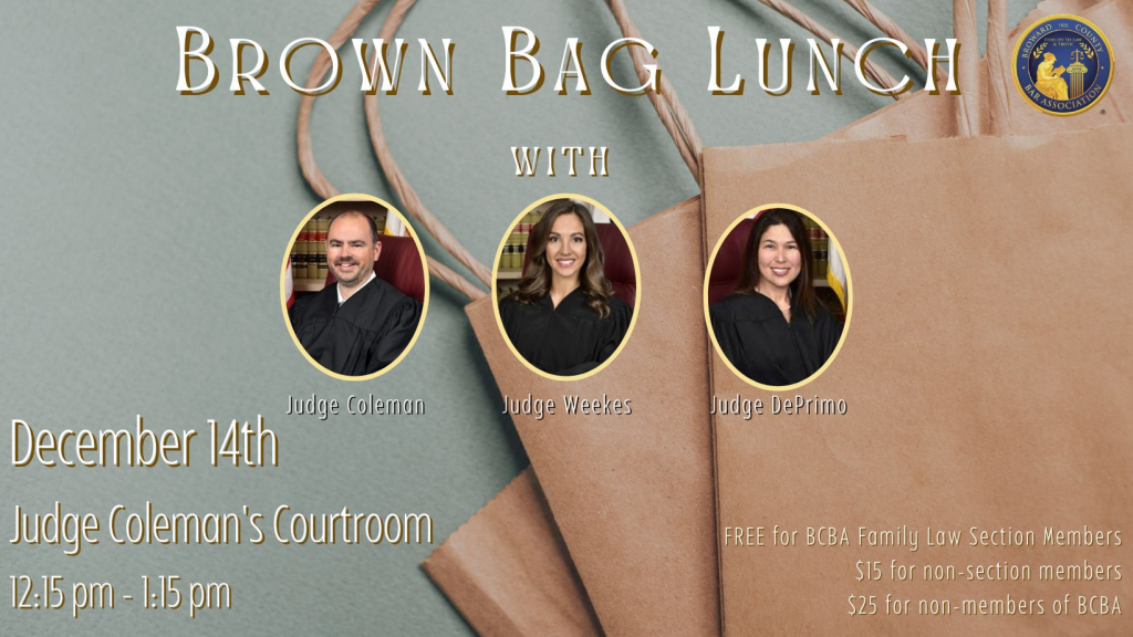 Image for Brown Bag Lunch with the Judges