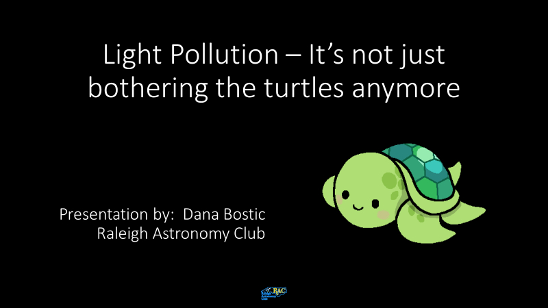 Light Pollution: It's Not Just Bothering the Turtles Anymore! – Raleigh ...