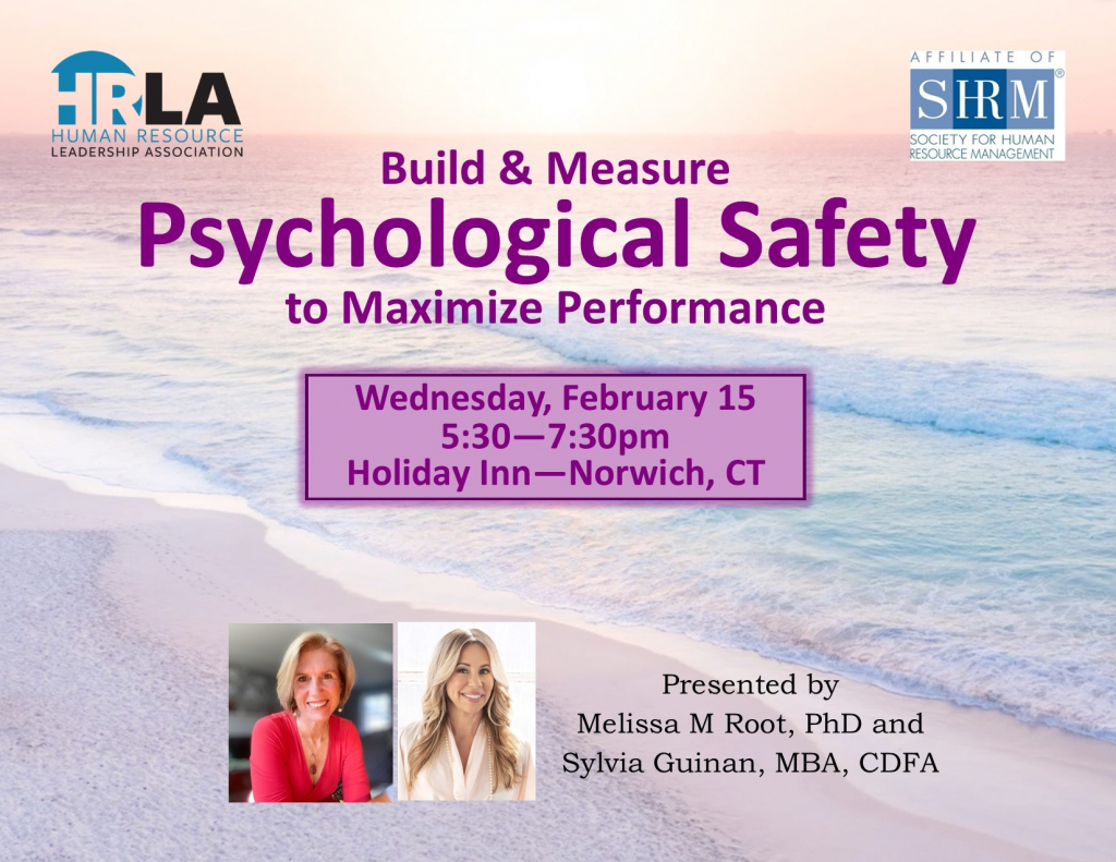 Human Resource Leadership Association of Eastern Connecticut Build & Measure Psychological ...