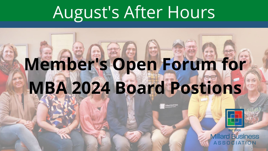 Image for August After Hours: Open Forum for 2024 MBA Board