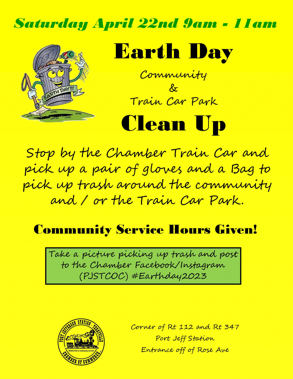 Image for Earth Day Train Car Park Cleanup Day