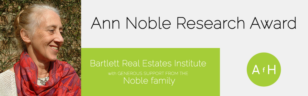 Ann Noble Research Award Presentation 2023 – Architects for Health