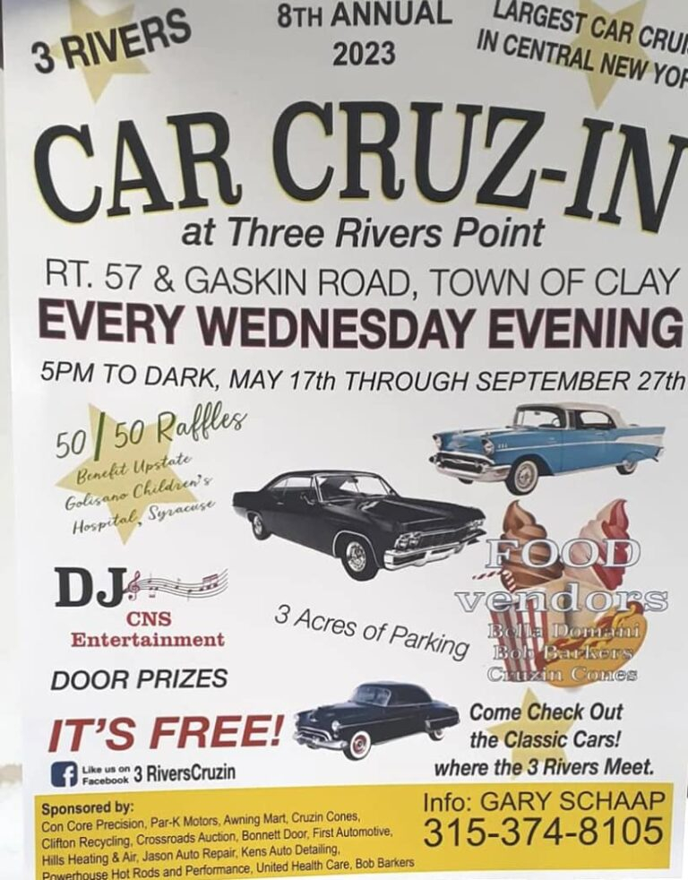 Three Rivers Point Car Cruz-in – Greater Liverpool Chamber of Commerce