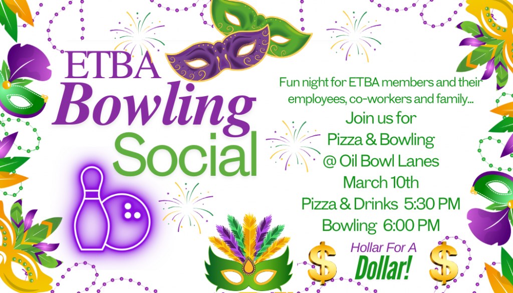 ETBA Bowling Social - East Texas Builders Association