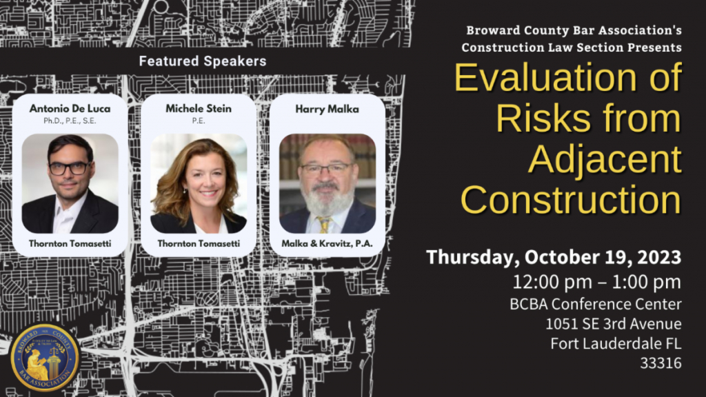 Image for Evaluation of Risks from Adjacent Construction