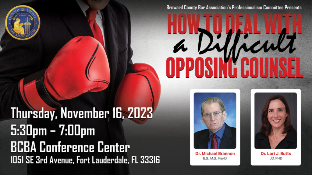 Image for How to Deal with a Difficult Opposing Counsel