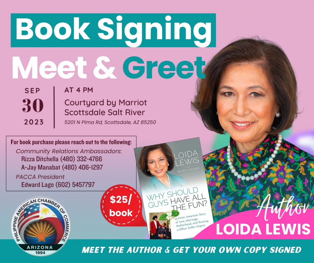 Book Signing and Meet & Greet with with Atty. Loida Lewis – Philippine ...