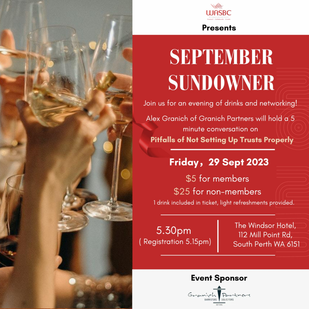 WASBC Sundowner Event - WA-Singapore Business Council