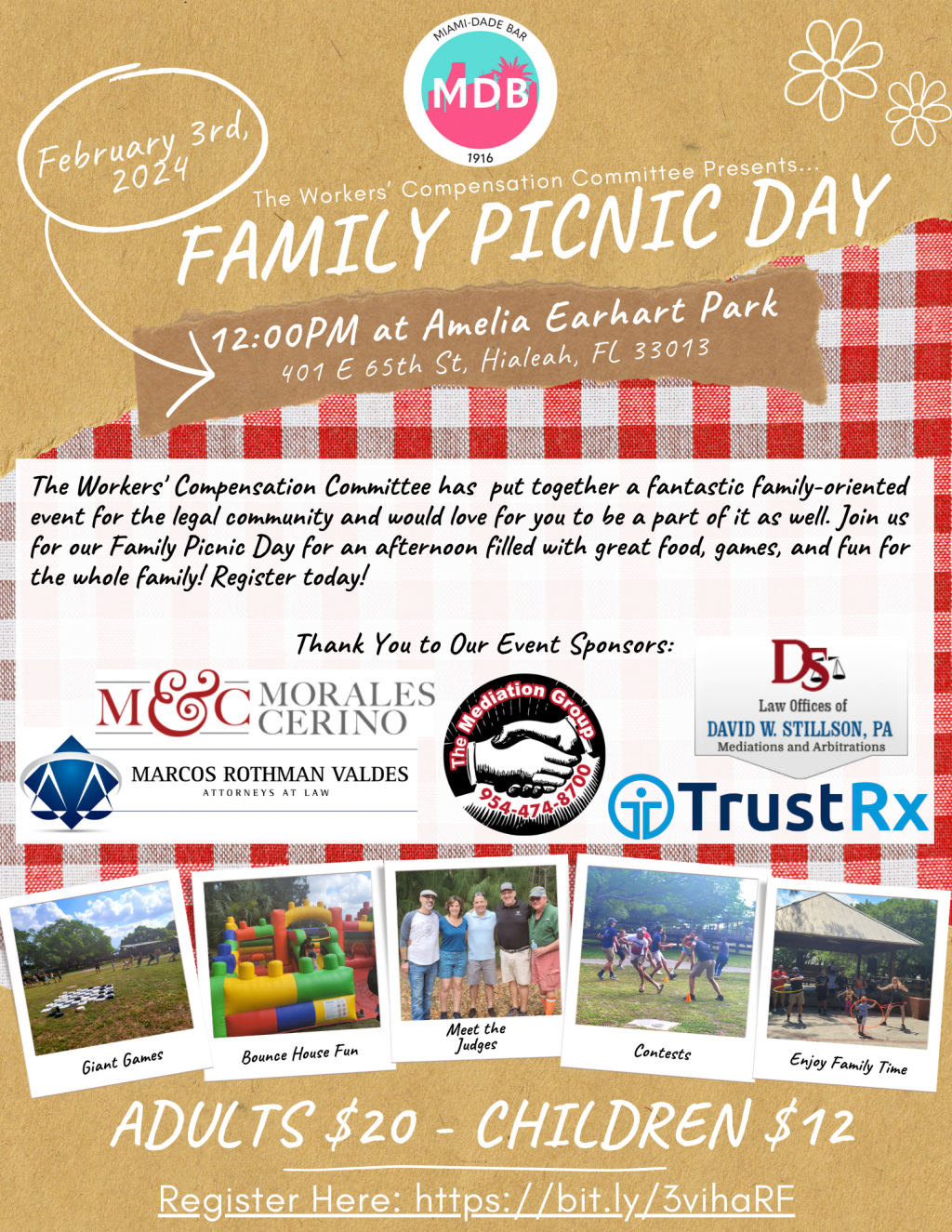 Image for Workers' Compensation: Family Picnic Day