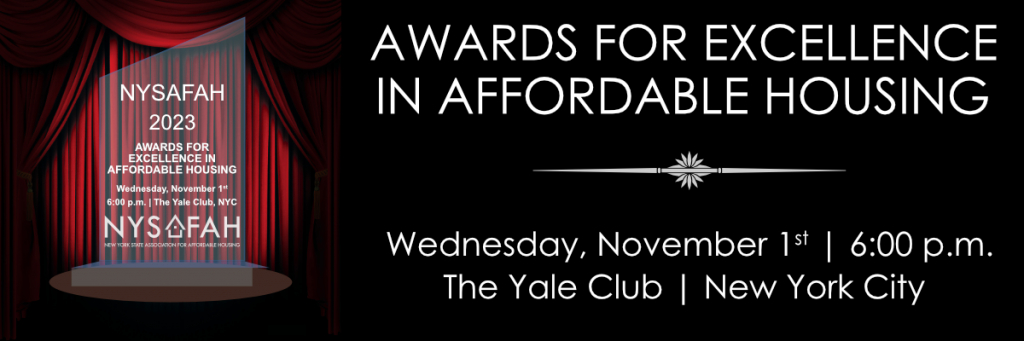 SPONSORSHIPS: Annual Awards for Excellence in Affordable Housing – NYSAFAH