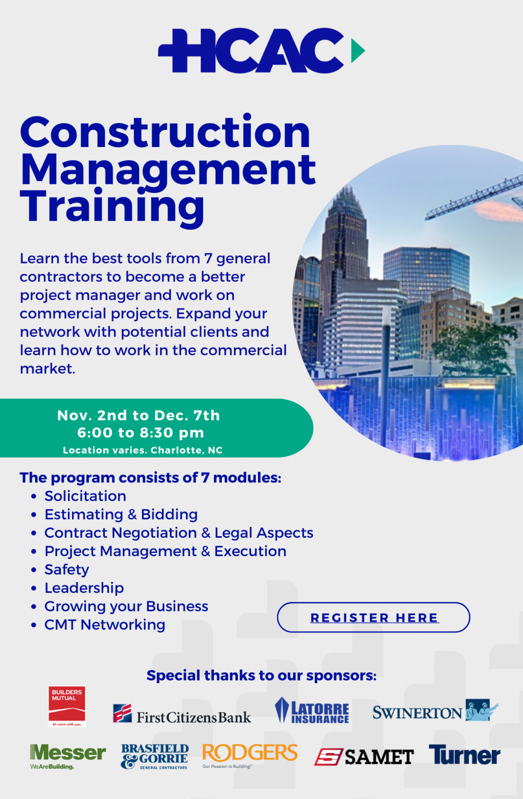 Image for Construction Management Training (CMT) - Charlotte