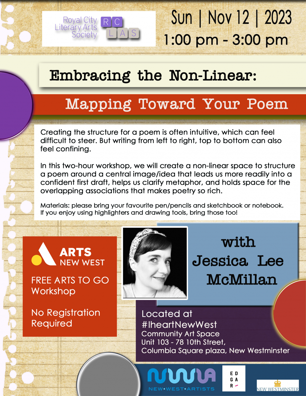 Image for Arts To Go: Embracing the Non-Linear- Mapping Toward Your Poem