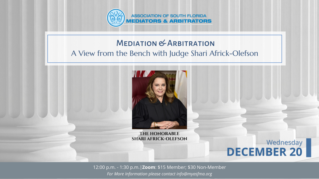 Image for Mediation & Arbitration: A View from the Bench with Judge ...