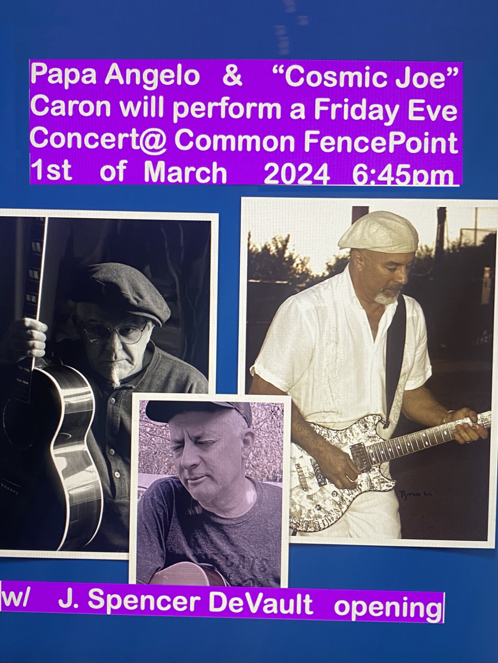 Image for Papa Angelo and Cosmic Joe Caron in Concert