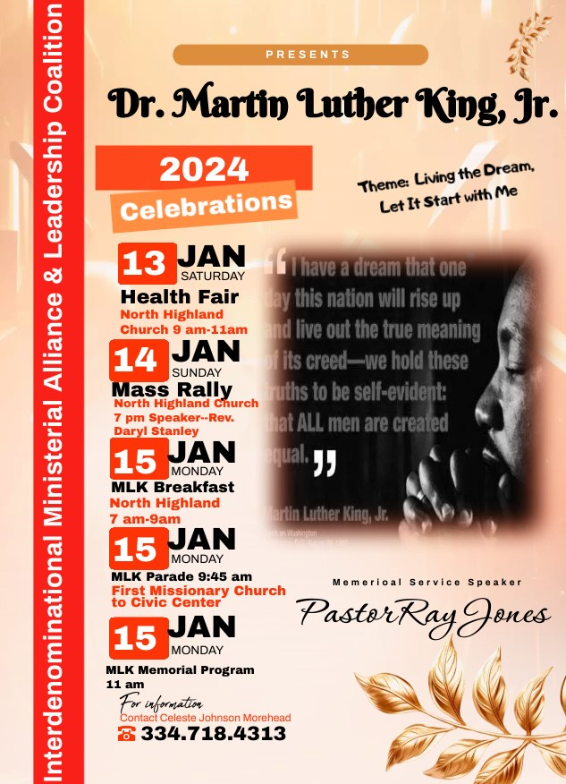 MLK Mass Rally - Computer Printing Etc. Project A