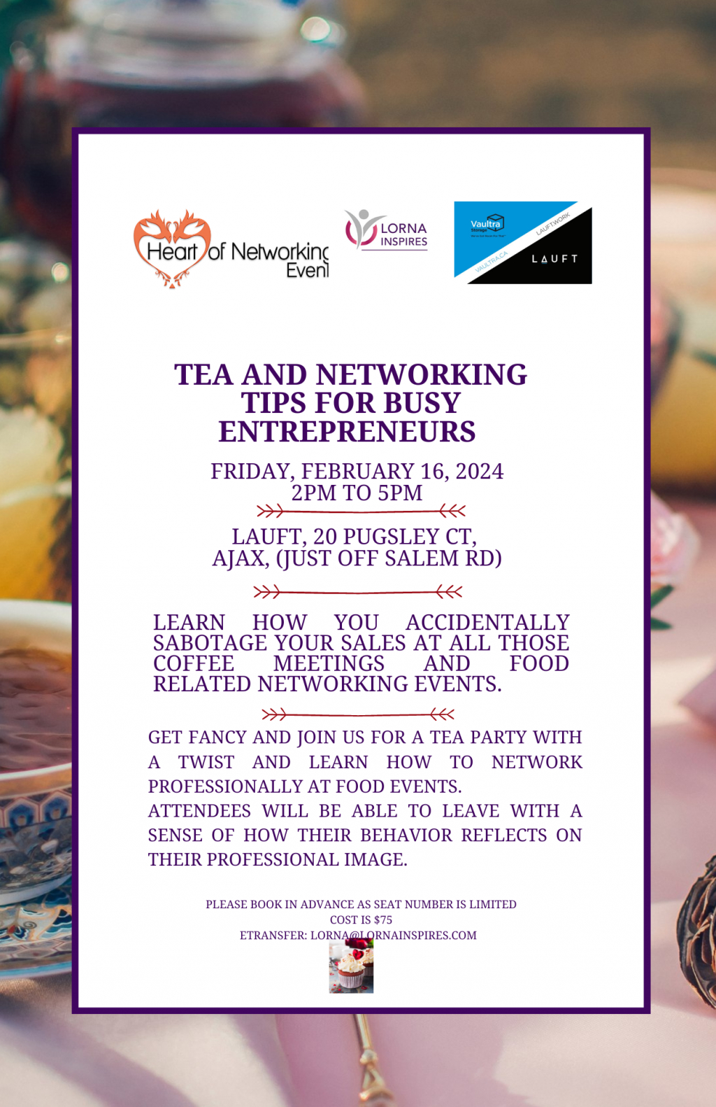 Tea and Networking Tips for Busy Entrepreneurs
