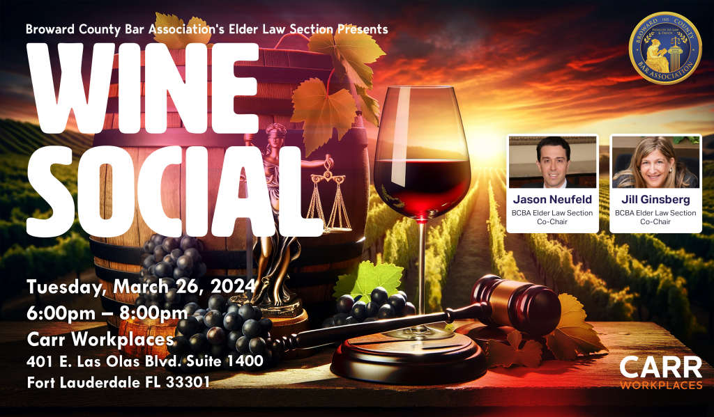 Image for BCBA Elder Law Section Wine Social