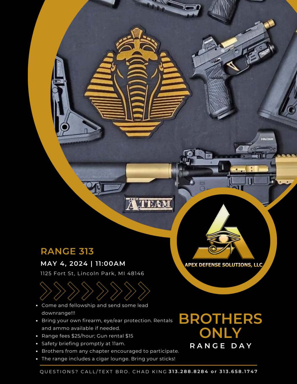Brothers Only Range Day – Detroit Alphas