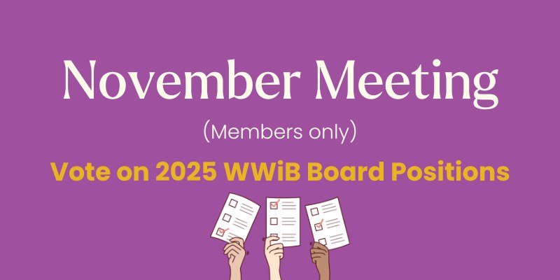 Image for November Meeting (Members Only) NOTE: NEW DATE!!!