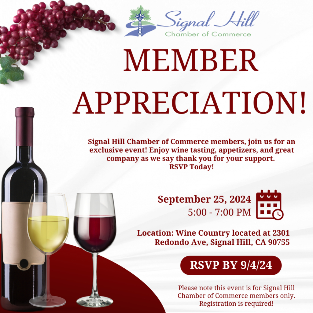 Membership Appreciation – Signal Hill Chamber Of Commerce