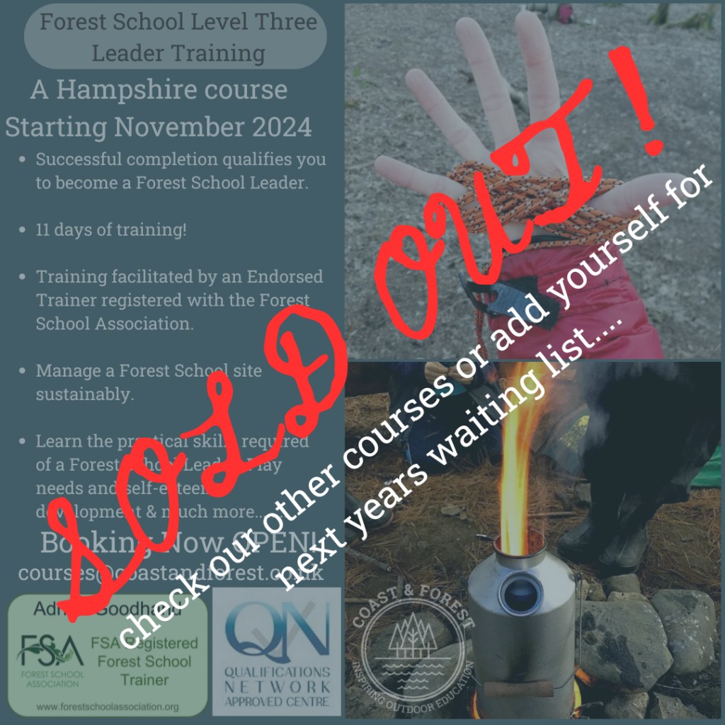 Upcoming FSA Endorsed Training and CPD courses | Forest School Association