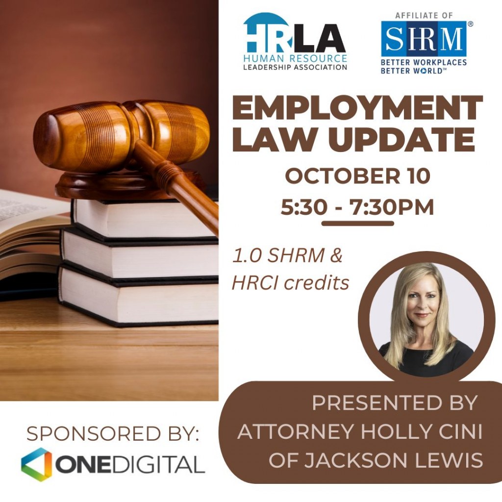 Human Resource Leadership Association of Eastern Connecticut Employment ...