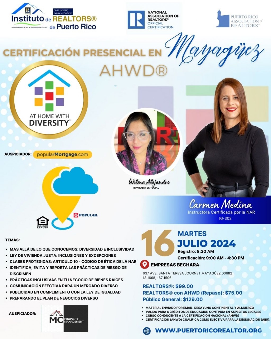 Certificación AHWD®️At Home With Diversity – Puerto Rico Association of ...